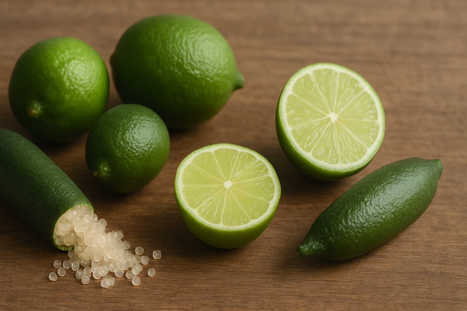Finger Lime vs Lime: What’s the Difference? – Naturally Native
